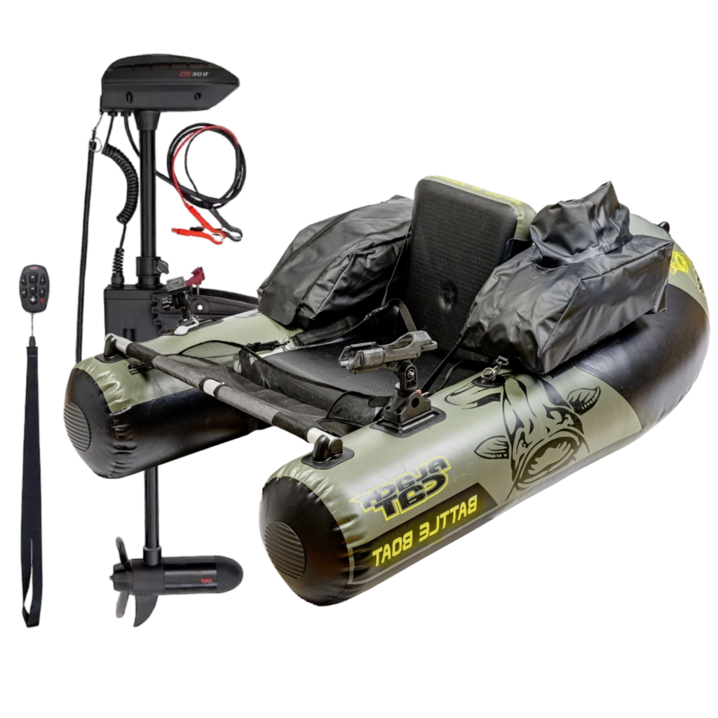 Float Tube Complet Battle Boat Set 170cm + CR30VF Black Cat - Pêche ...